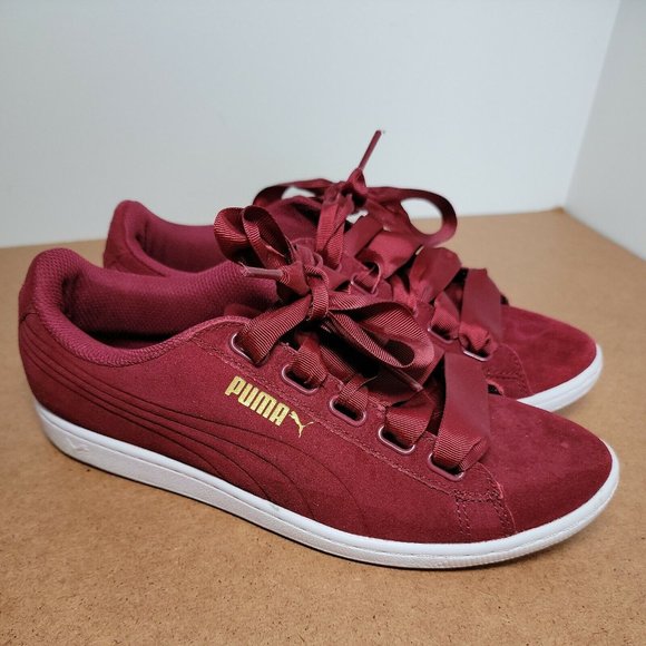 Puma | Shoes | Puma Womens Sneakers Shoes Size M Ribbon Laces Soft Foam ...